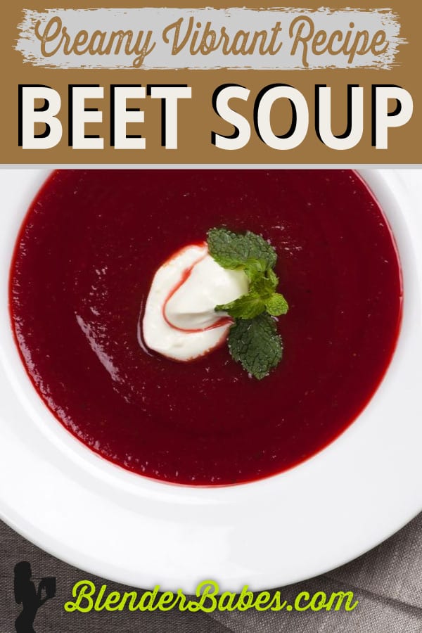 Creamy Vibrant Beet Soup Raw Recipe