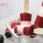Berry Lemonade Popsicles Ice Pops Recipe | Blender Babes